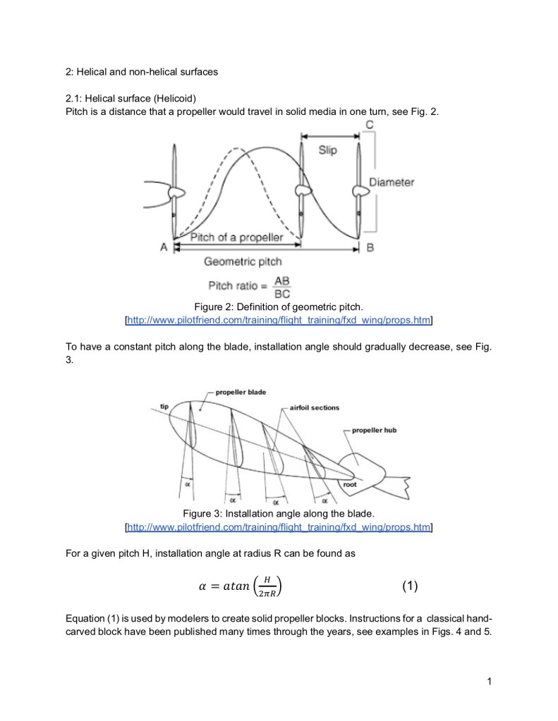DESIGN OF PROPELLER BLOCKS | Indoor News and Views